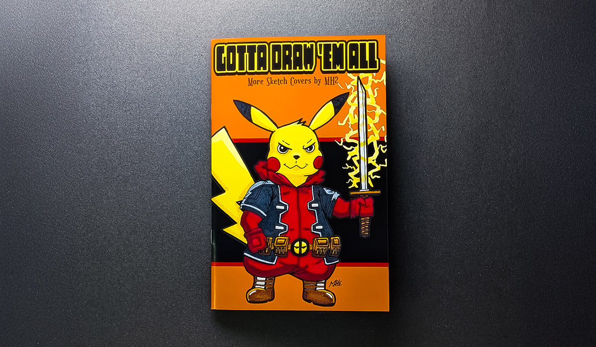 Book: Gotta Draw 'Em All - More Sketch Covers by MH2 – Art of Mark Hicks